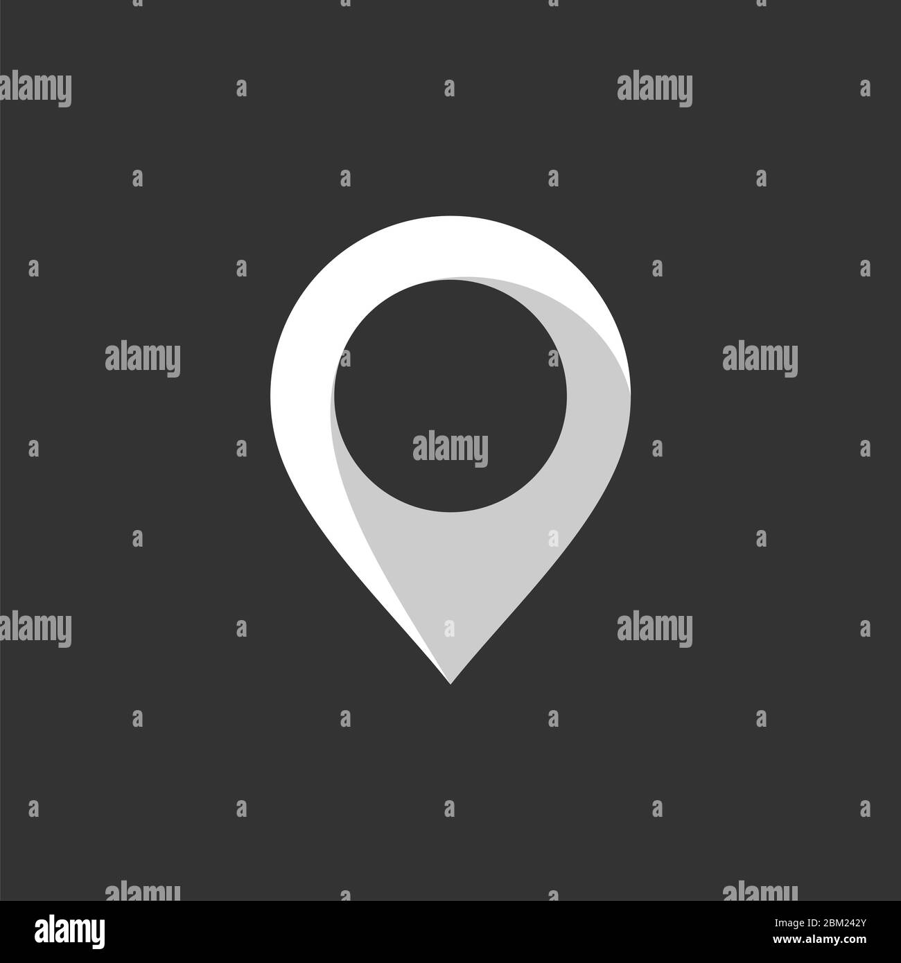 Point Map Icon Logo Template Illustration Design. Vector EPS 10 Stock ...