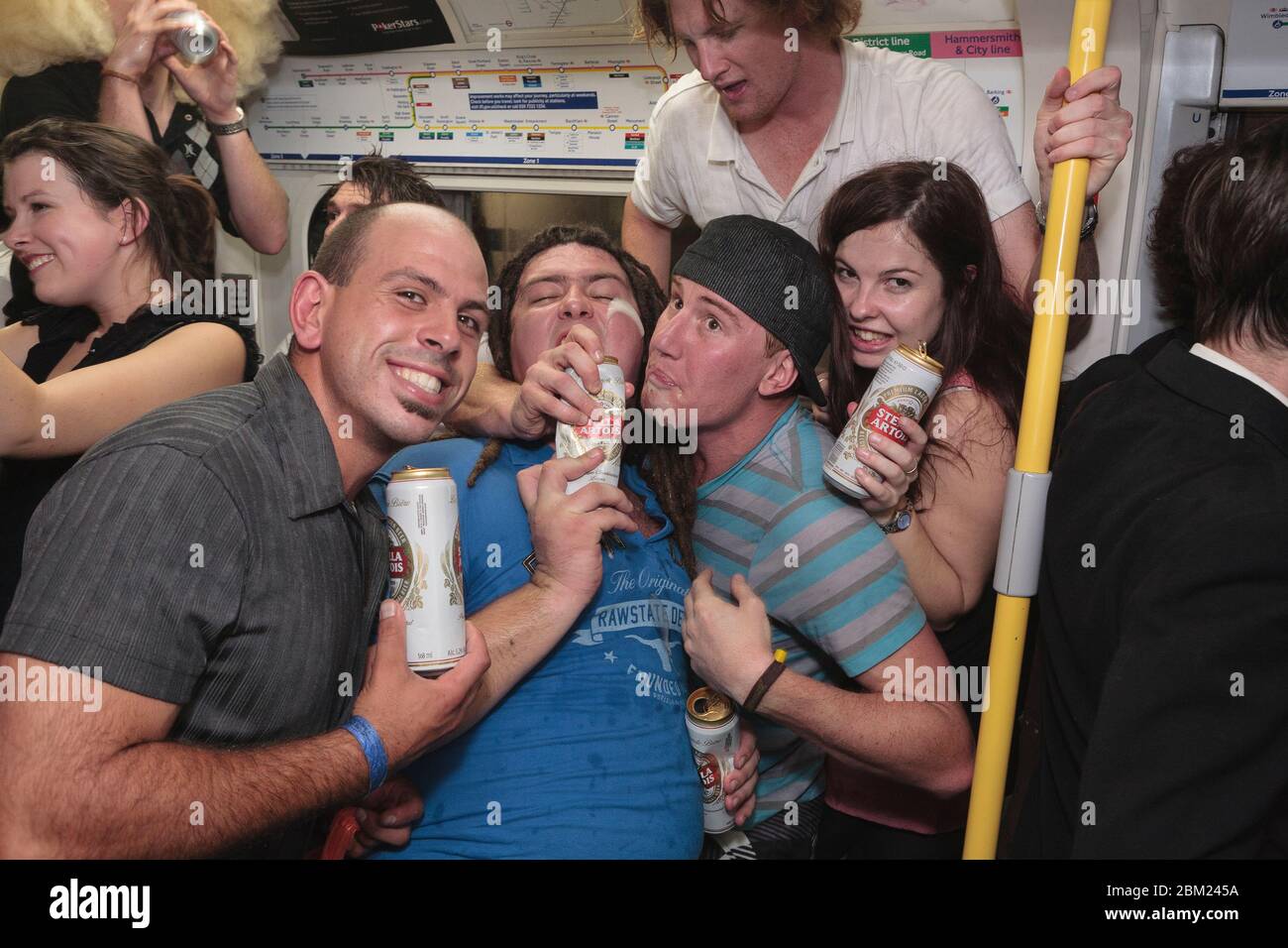 Drinking alcohol on train uk hi-res stock photography and images - Alamy