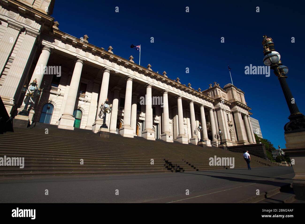 Parliament House, Melbourne- Parliament of Victoria, Australia. Begun ...