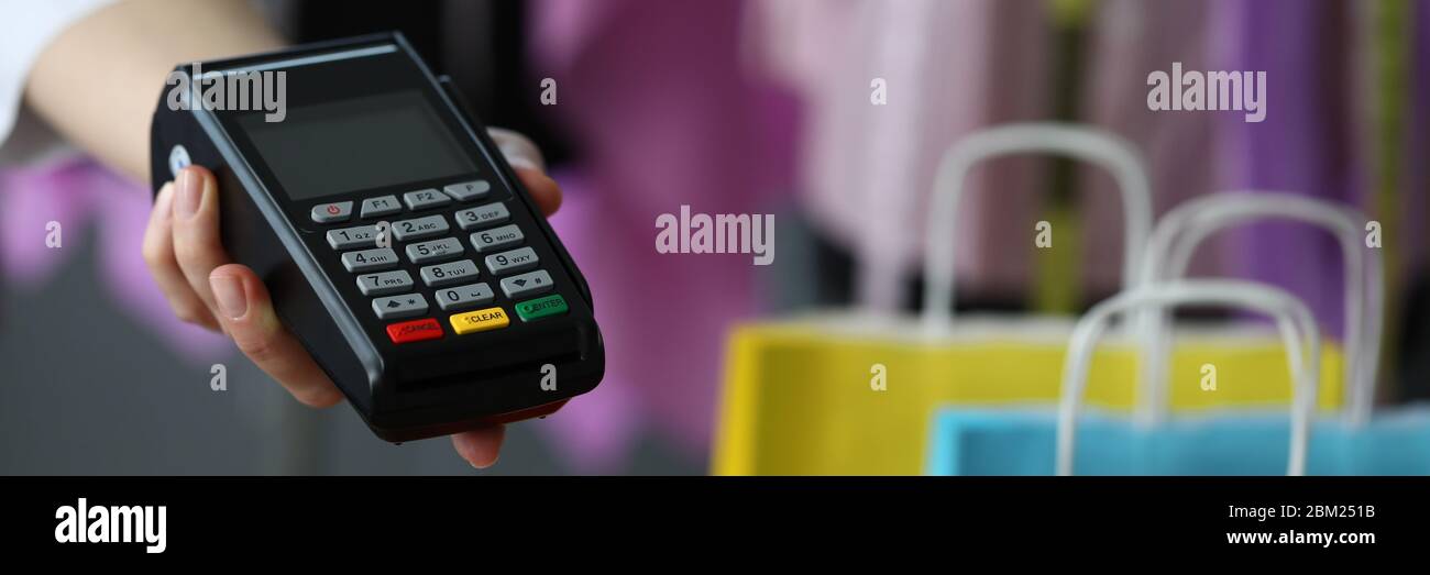 Hand terminal hi-res stock photography and images - Alamy