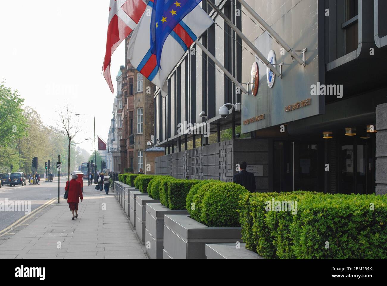 Modern Architecture Grey Concrete Royal Danish Embassy, Embassy of ...
