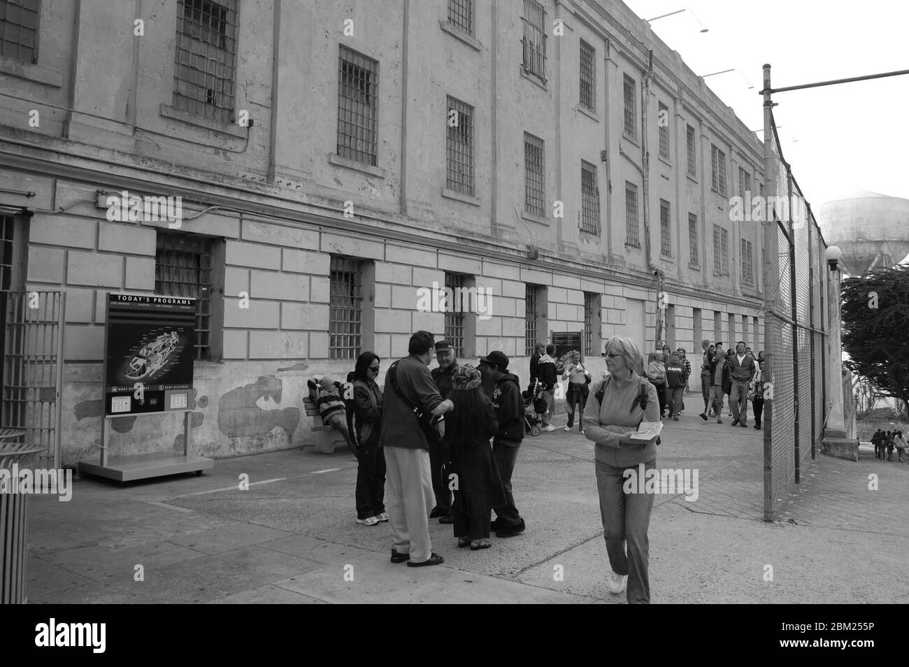 Alcatraz San Francisco USA prison prisoners cell cells walking walk ...