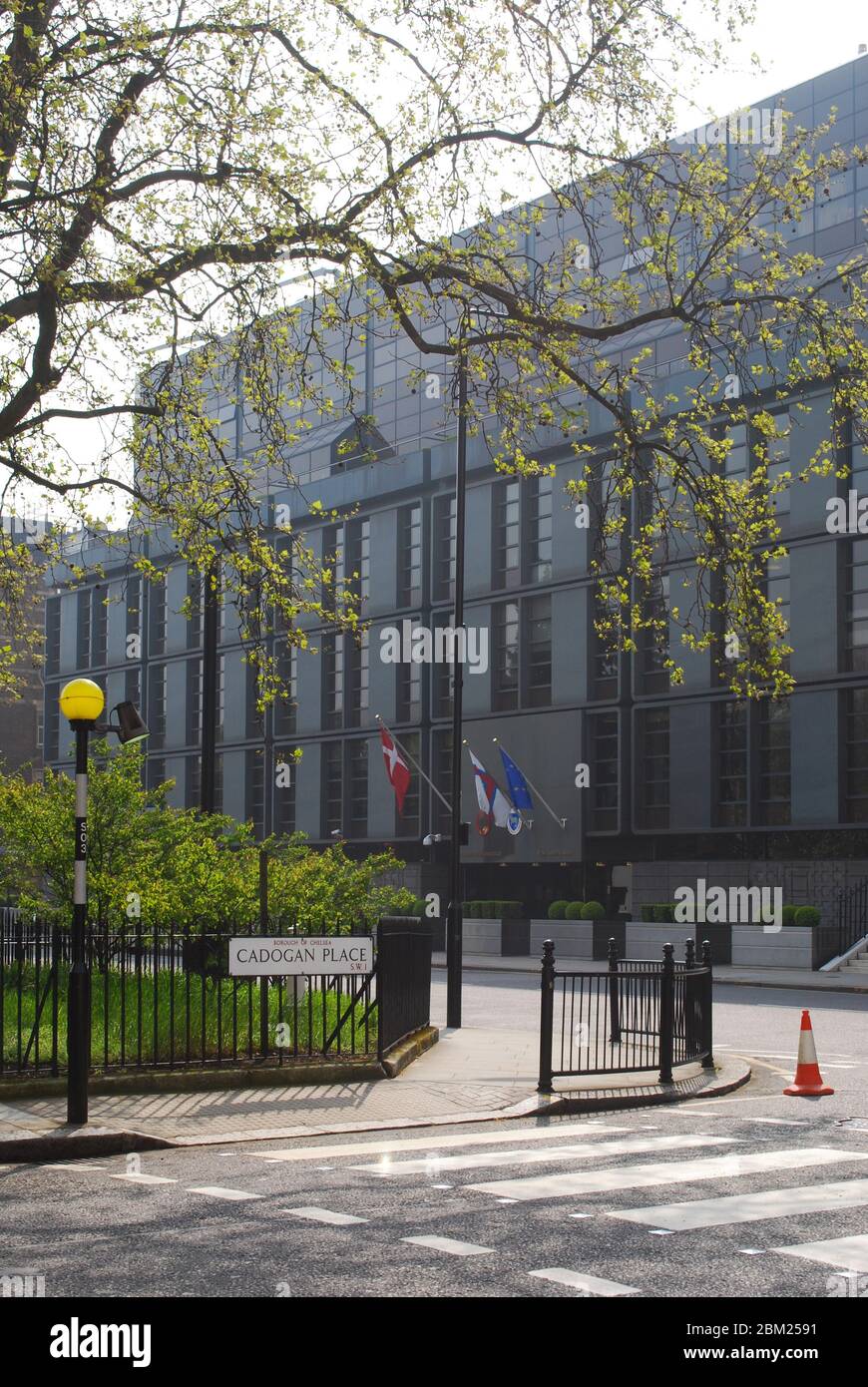 Modernist Architecture Grey Concrete Steel Royal Danish Embassy ...