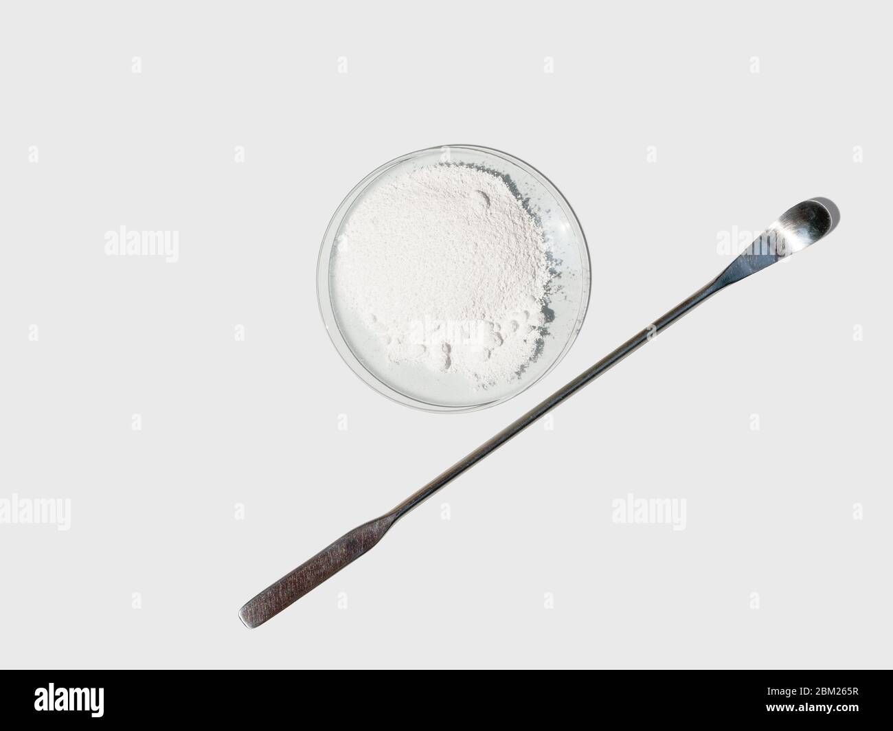 Polyacrylic acid powder in chemical watch glass placed next to the ...