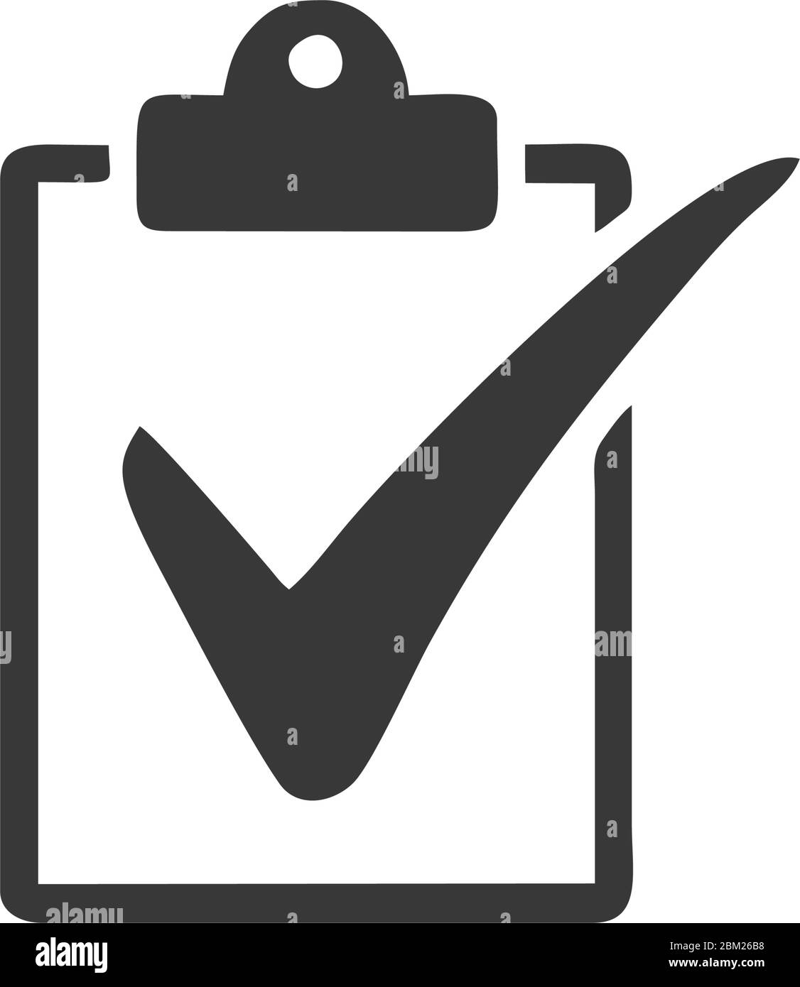 Check mark icon. Check button. Done note. Flat design style. Stock ...