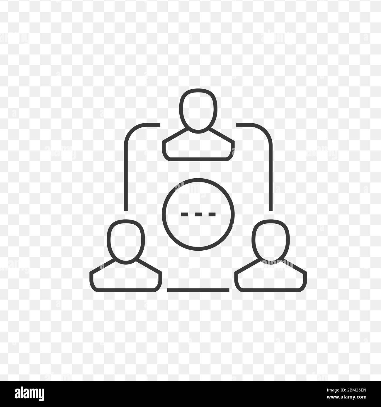 people conection icon. Stock vector illustration isolated on white ...