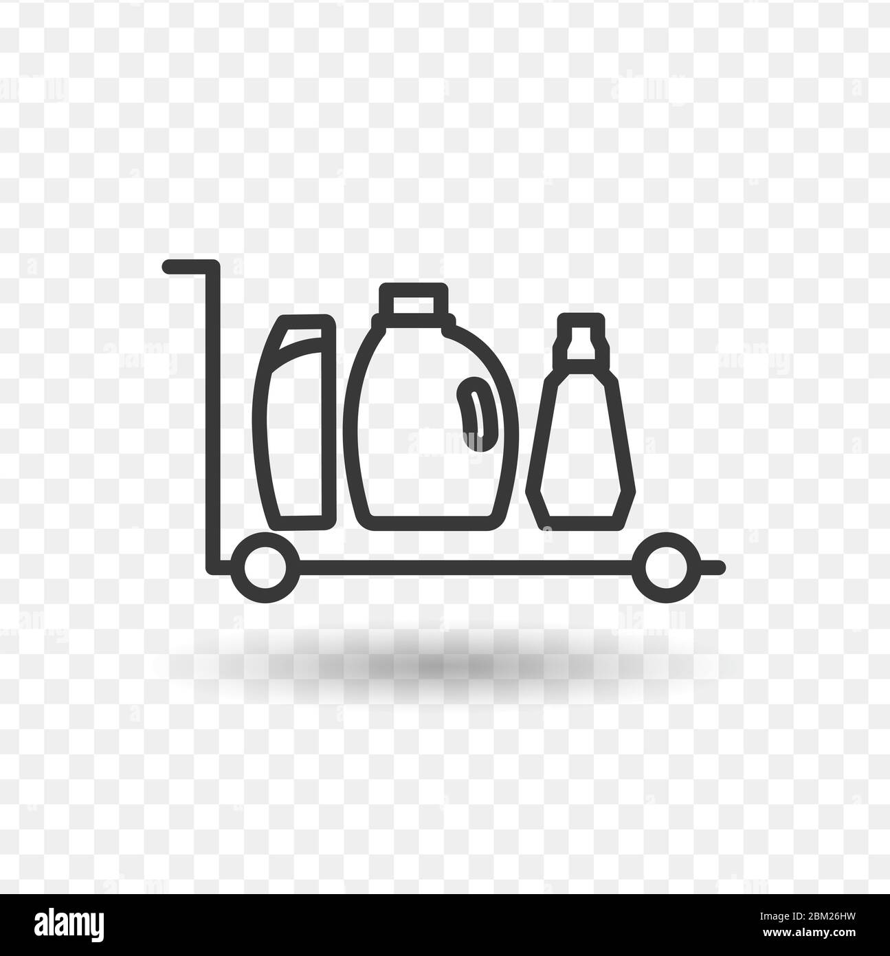Cleaning trolley domestic Stock Vector Images - Alamy