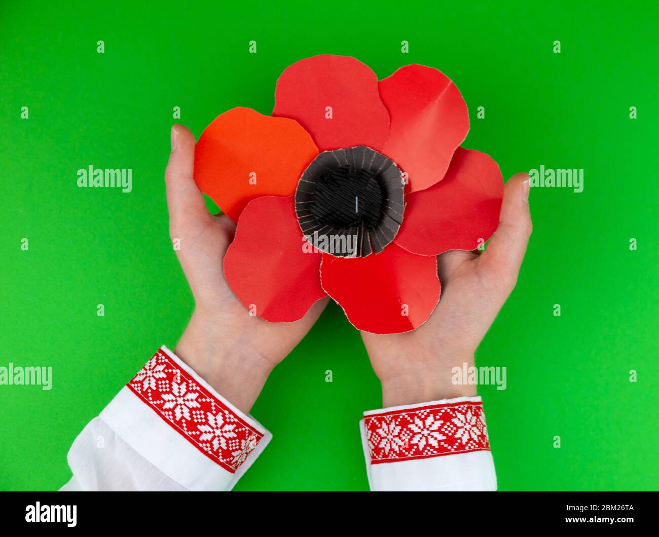 Step 10. Step by step instructions. How to make a red poppy from ...