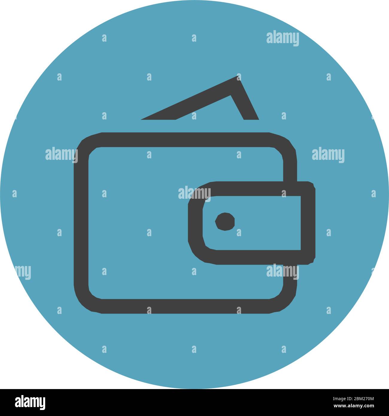 wallet icon. wallet button. Stock Vector illustration isolated on white ...