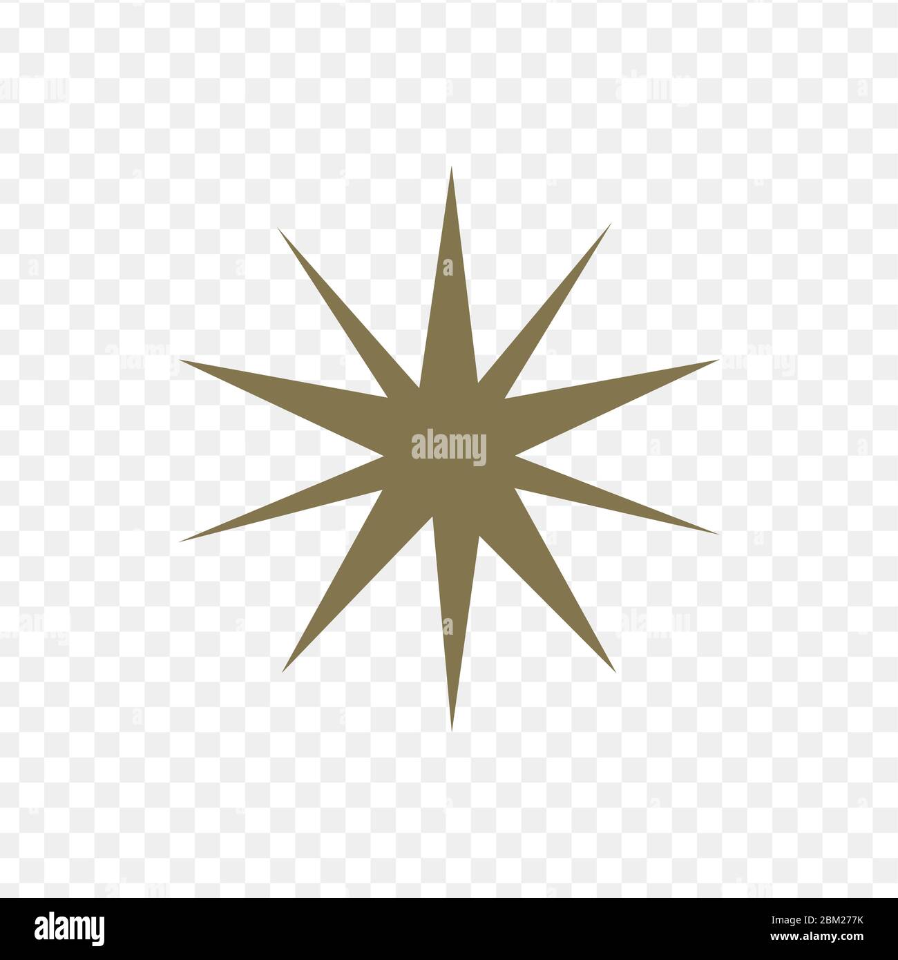 Shiny Gold Star. Form of first. Illustration for design on white ...