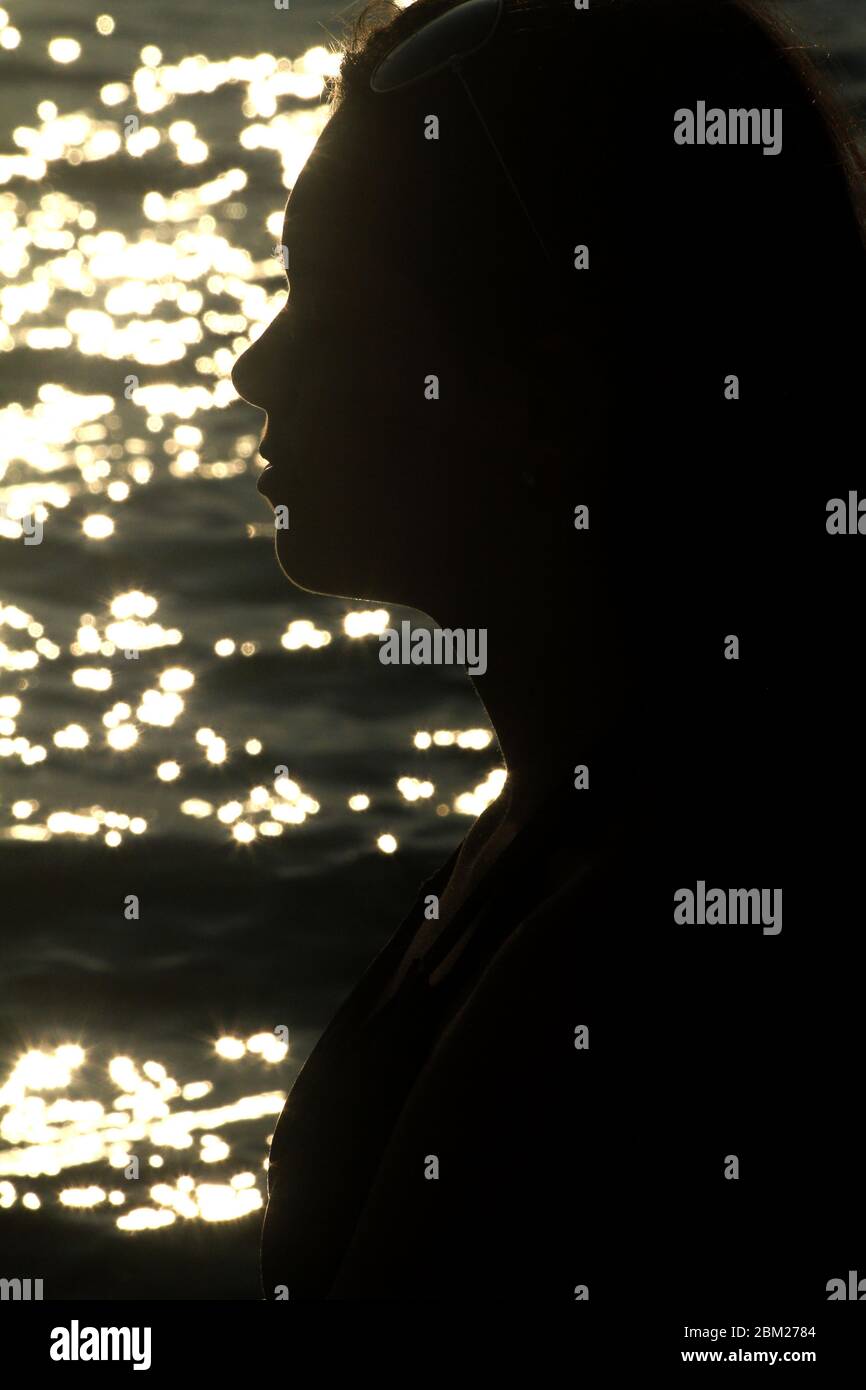 Water reflections portrait hi-res stock photography and images - Alamy