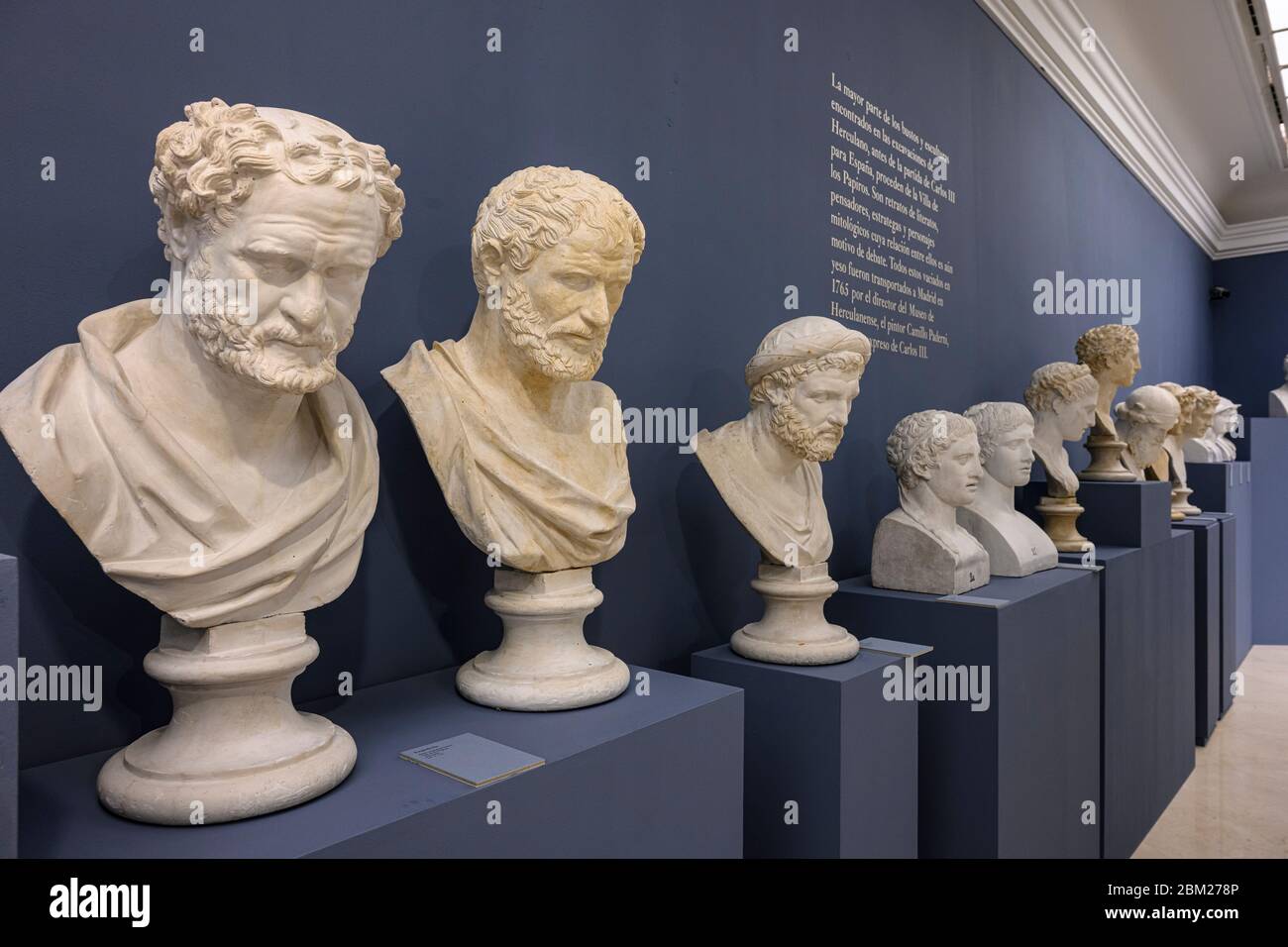 Plaster casts of ancient Greek and Roman sculpture, used for drawing ...