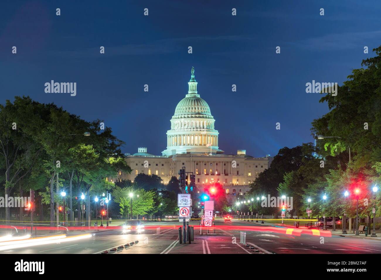 The Capitol Building At Night