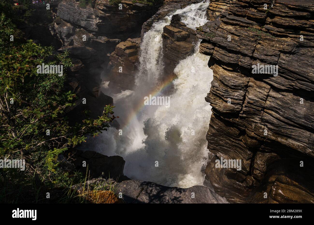 athabaska fall views, Japer National Pak, Alberta, Canada Stock Photo ...