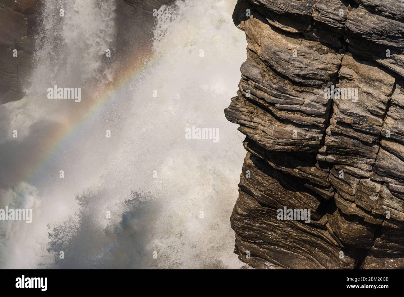 athabaska fall views, Japer National Pak, Alberta, Canada Stock Photo ...