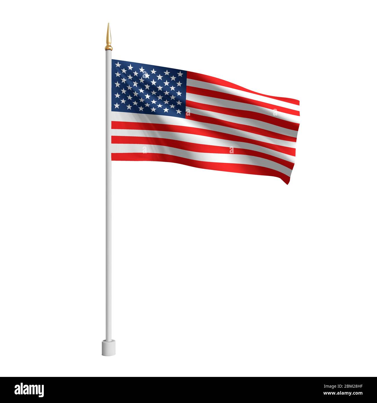 Waving American Flag Vector High Resolution Stock Photography and ...