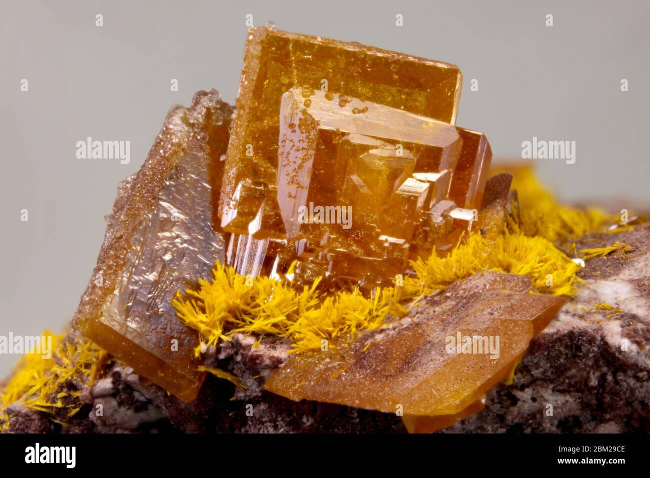 Wulfenite - Rowley Mine, Theba, Painted Rock Mining District, Painted ...