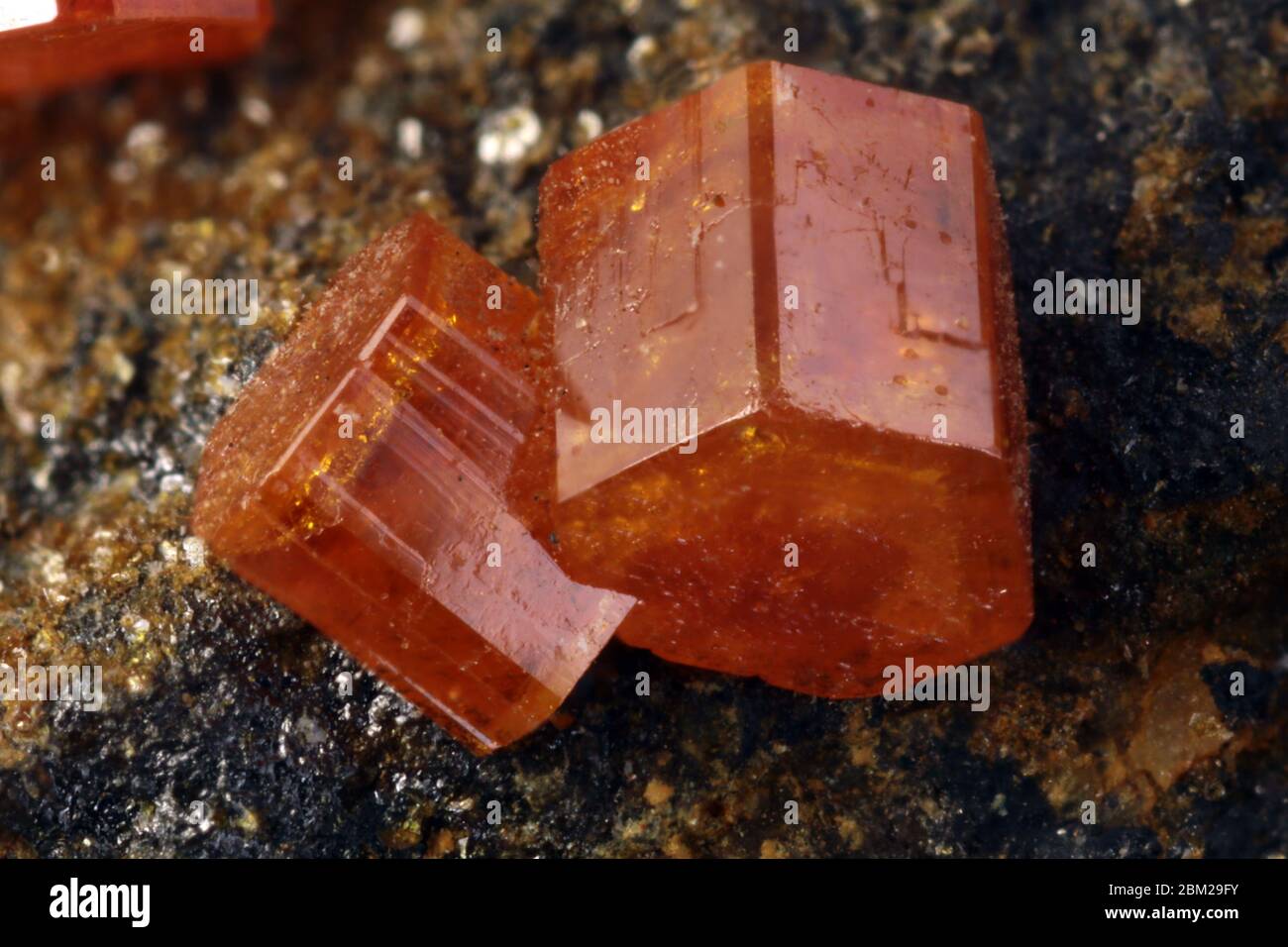 Vanadinite - Apache Mine, Radium, Burch area, Globe Hills, Globe Hills ...