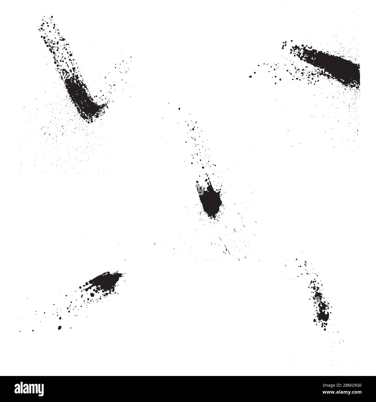Brush ink splash set Stock Vector Image & Art - Alamy