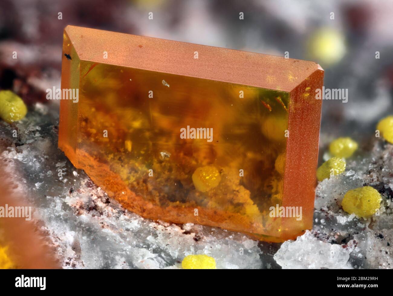 Wulfenite - Rowley Mine, Theba, Painted Rock Mining District, Painted ...