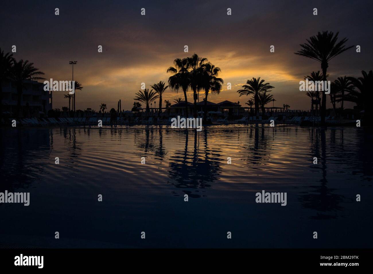 Sunset in Agadir, Morocco Stock Photo - Alamy
