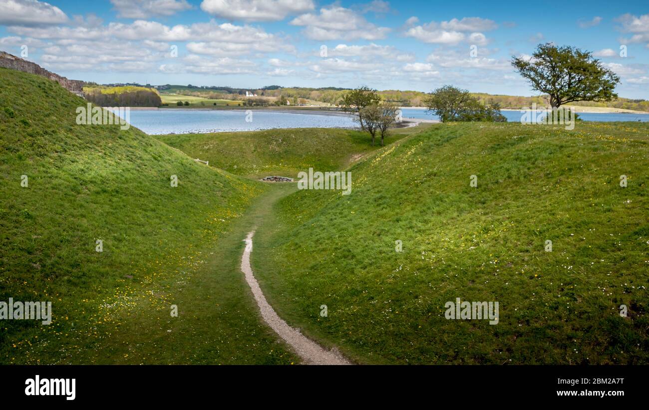 An old medieval well in beautiful nature. well has given water to those ...