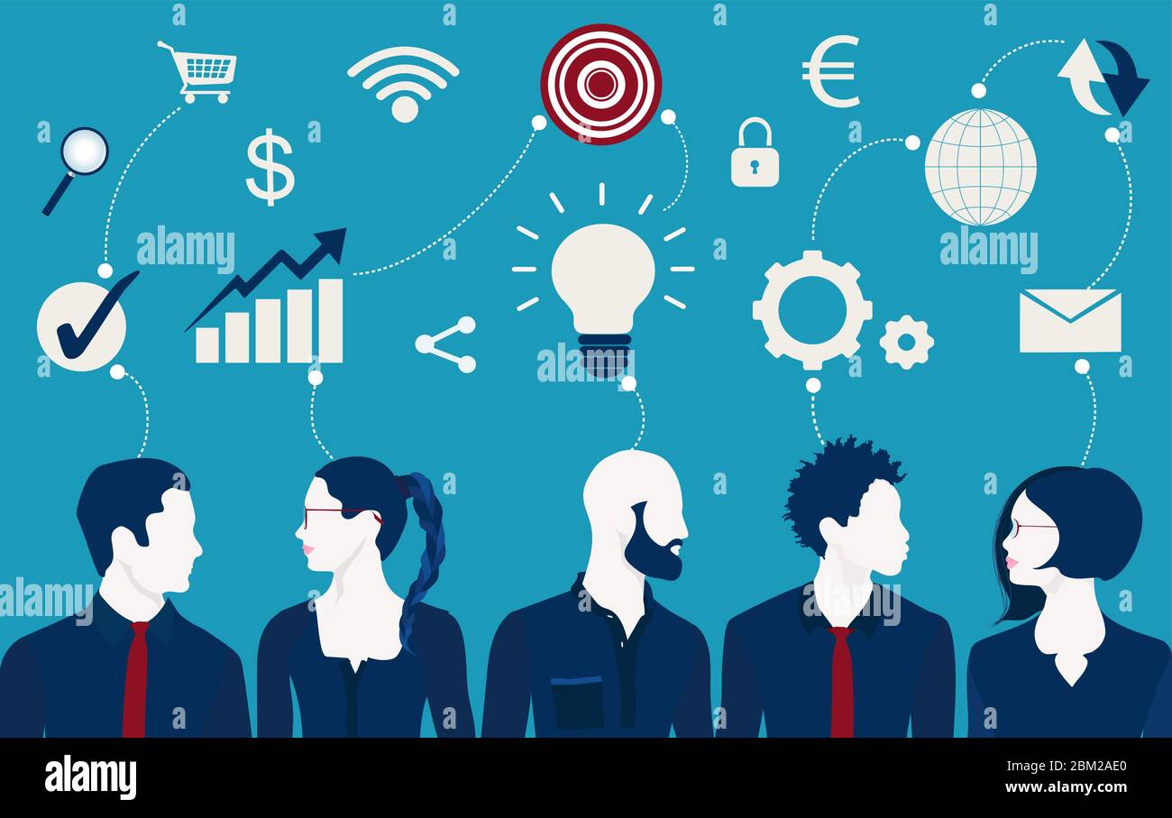 Sharing ideas and technology for the future. Connection and exchange of ...