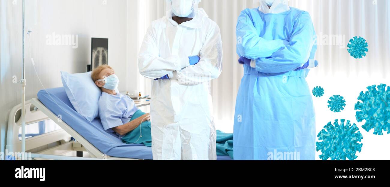 doctor and disease control experts team can handle patients COVID 19 ...