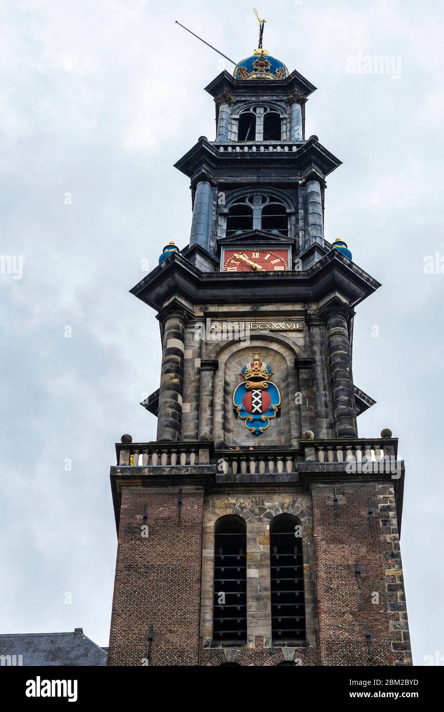 Amsterdam clock tower hi-res stock photography and images - Alamy