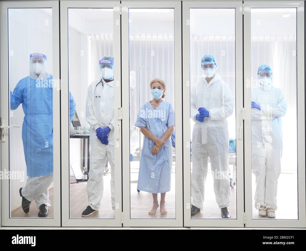doctor and disease control experts team can handle patients COVID 19 ...