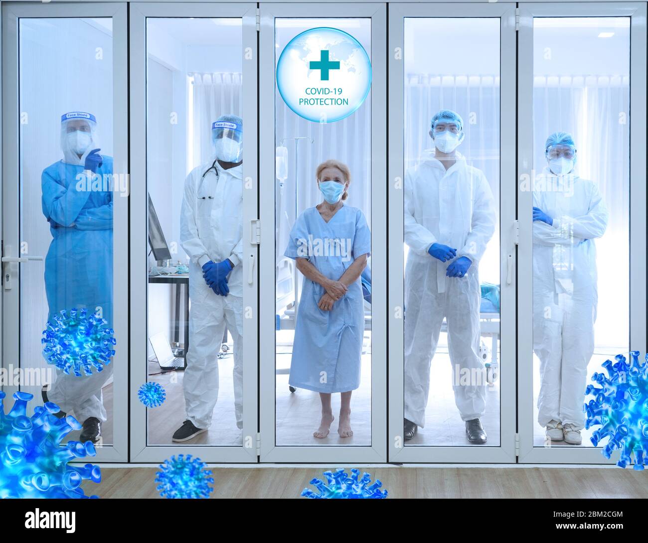 doctor and disease control experts team can handle patients COVID 19 ...