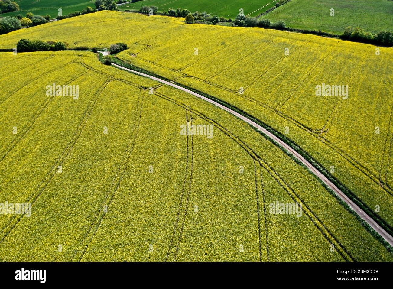 Aerial views of rolling farmland Stock Photo - Alamy