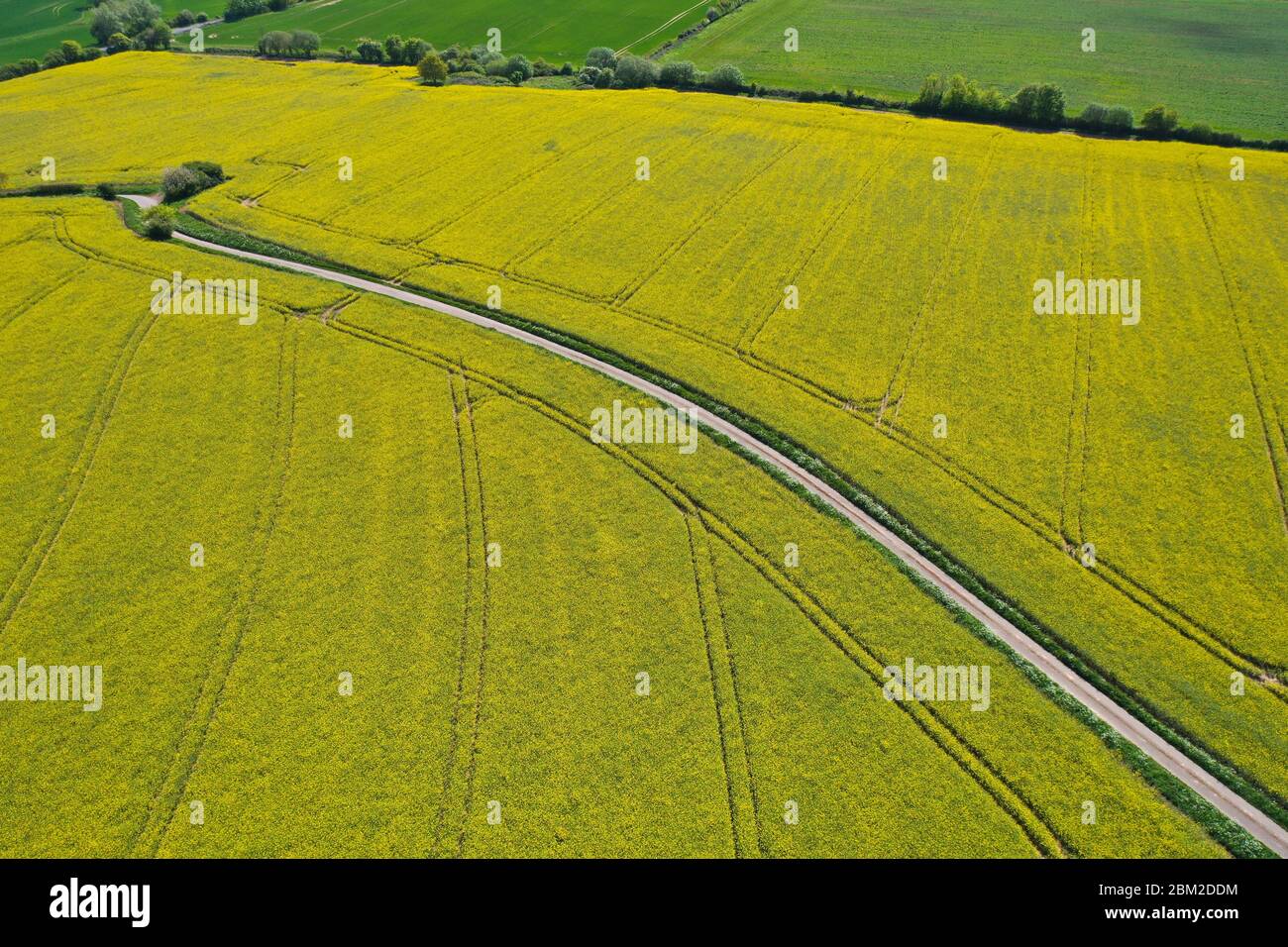 Aerial views of rolling farmland Stock Photo - Alamy