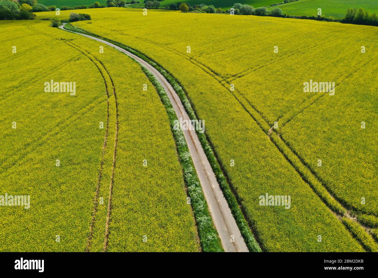 Aerial views of rolling farmland Stock Photo - Alamy