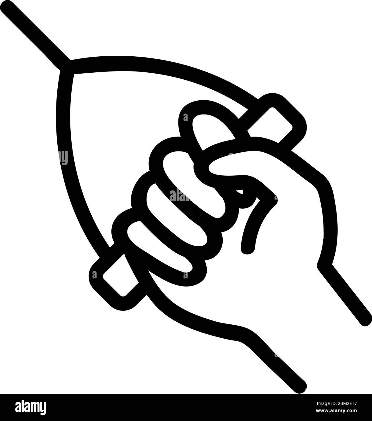 manual expander icon vector outline illustration Stock Vector Image ...