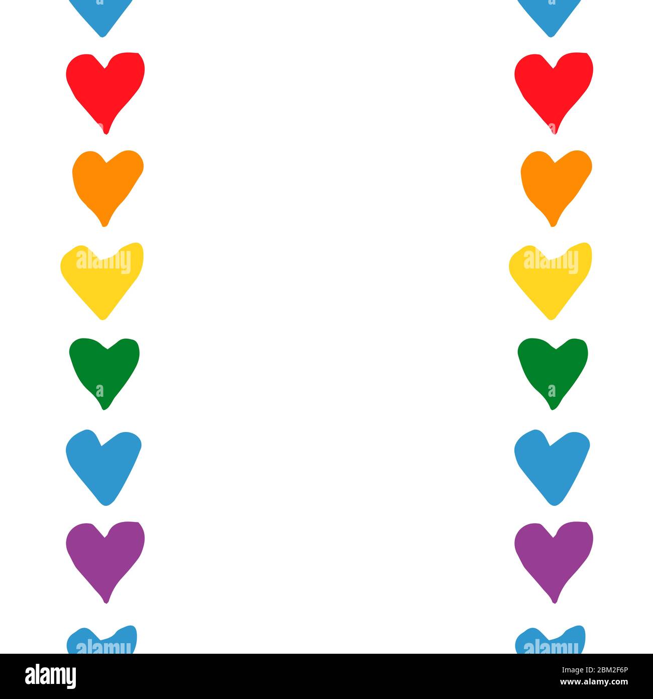 Simple Heart Border Clip Art