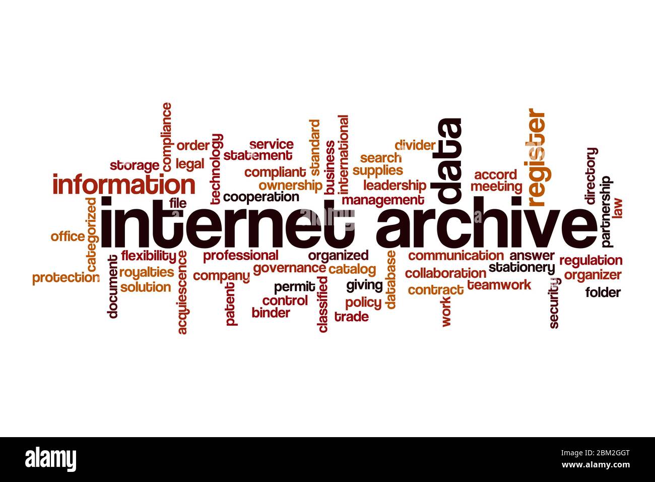 Internet archive word cloud concept on white background Stock Photo - Alamy