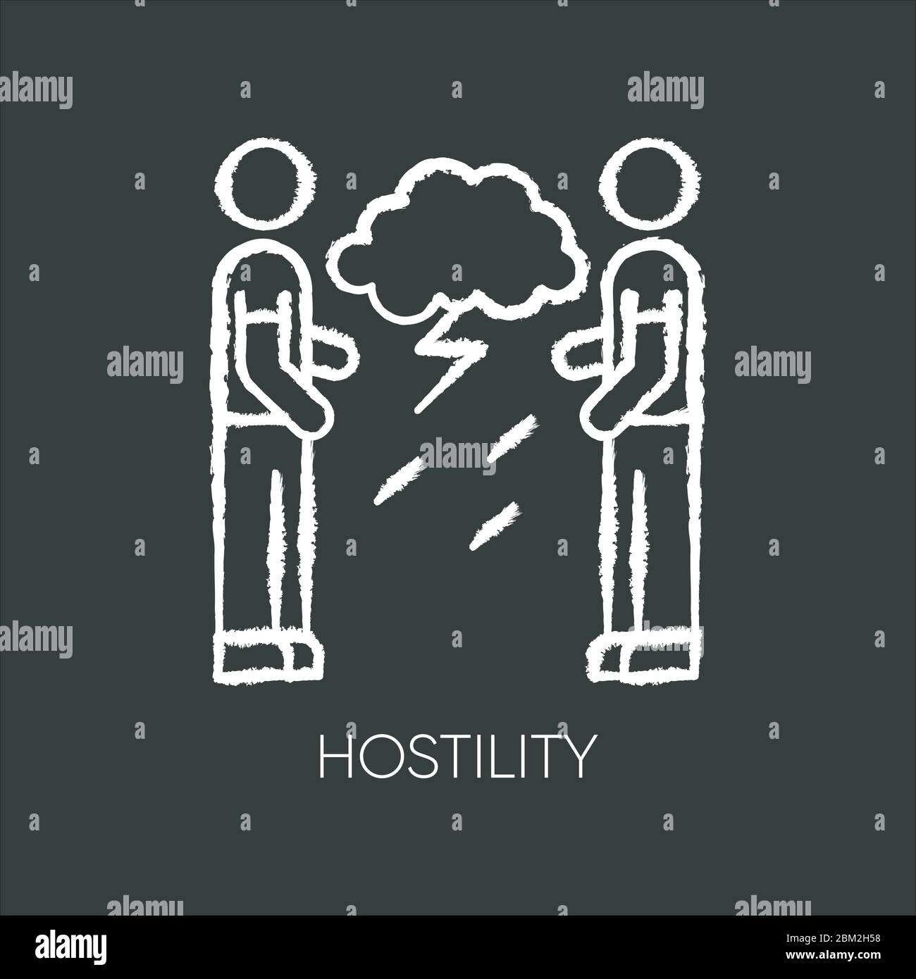 Hostility Stock Vector Images - Alamy