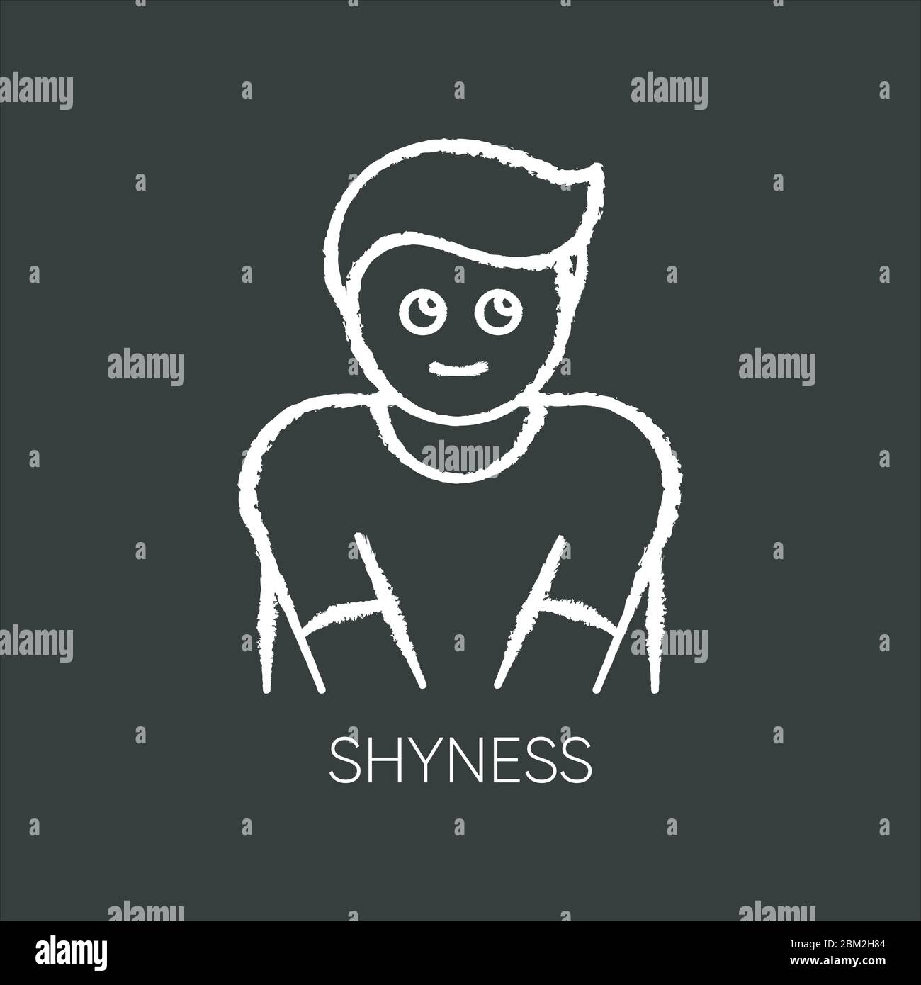 Social awkwardness Stock Vector Images - Alamy