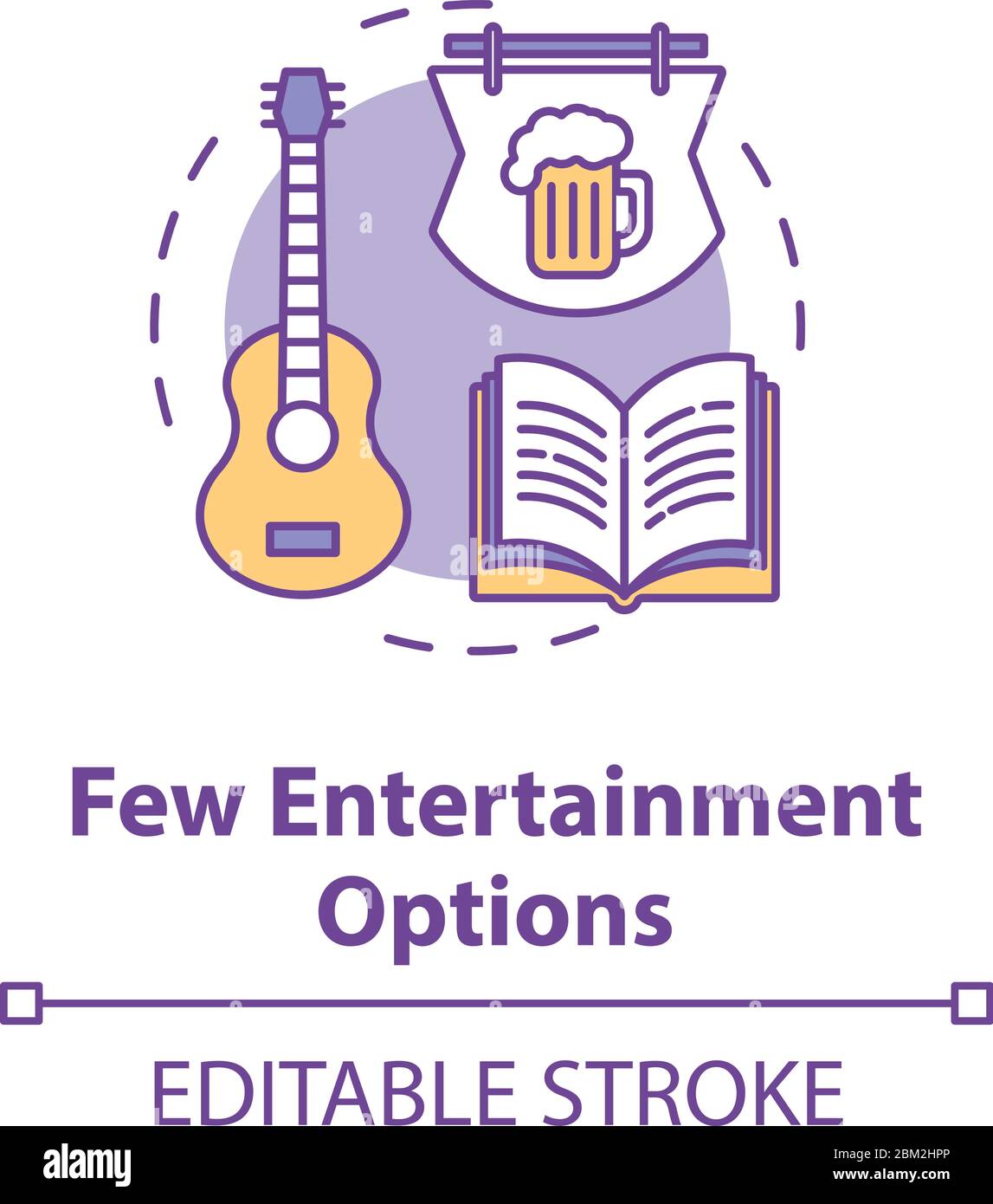 Few entertainment options concept icon Stock Vector Image & Art - Alamy