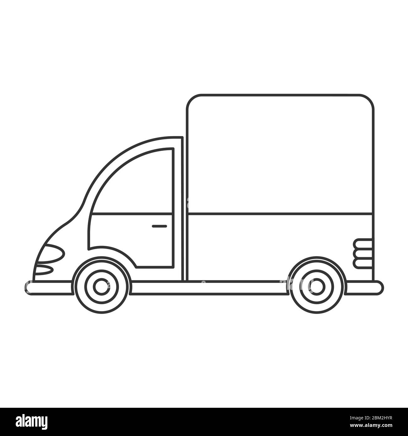 Van Outline Vector