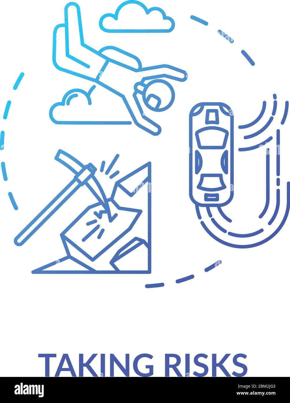 Risk taking behaviour Stock Vector Images - Alamy