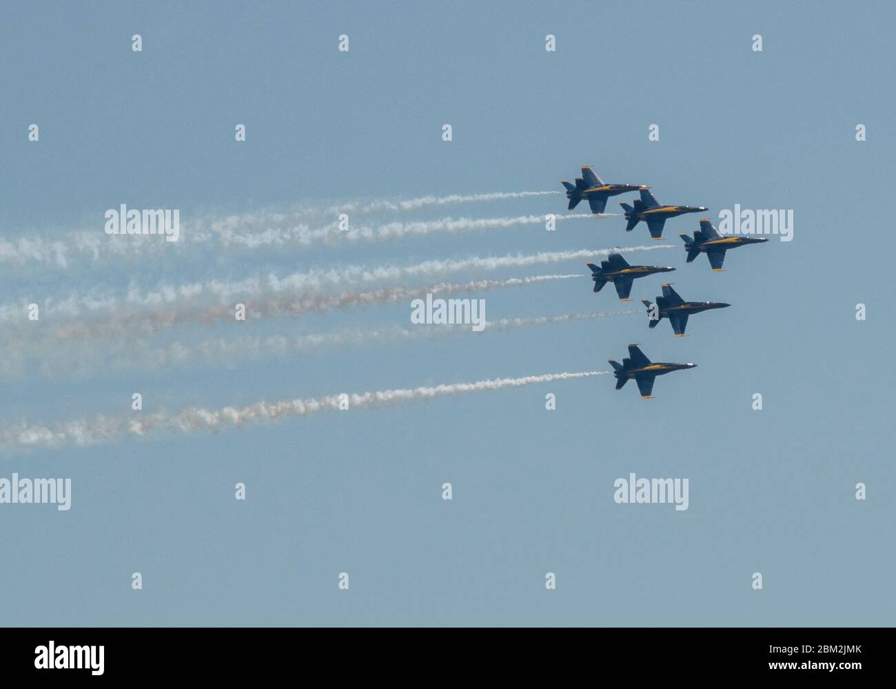 Dallas, Texas, USA. May 06, 2020: The Blue Angels' McDonnell Douglas F ...