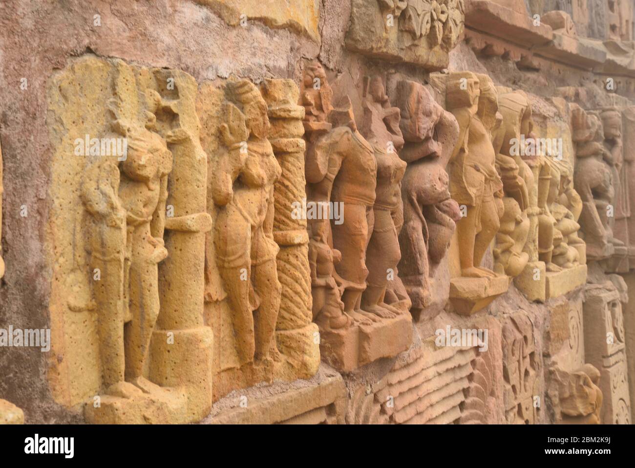 Bas relief at famous ancient temple in Khajuraho, India Stock Photo - Alamy