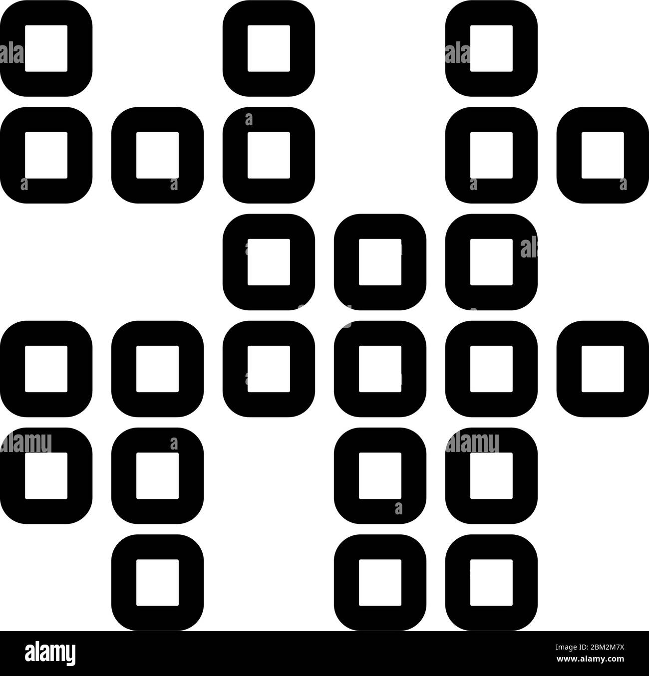 network analysis icon vector outline illustration Stock Vector Image ...