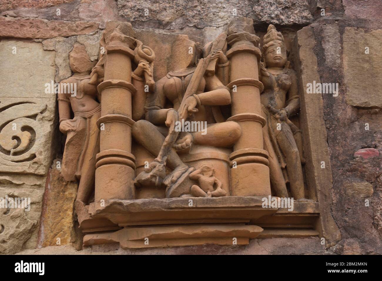 Bas relief at famous ancient temple in Khajuraho, India Stock Photo - Alamy