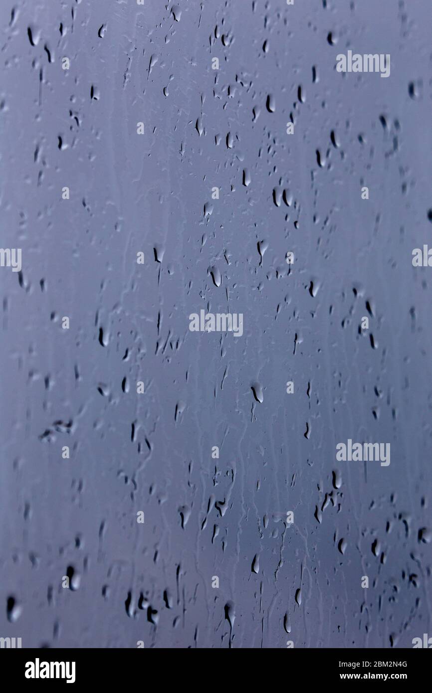 Rain drops on window Stock Photo - Alamy