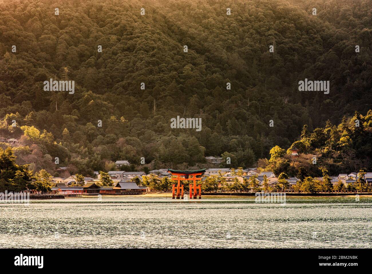 Itsukushima Shinto Shrine in Miyajima island with its floating red ...