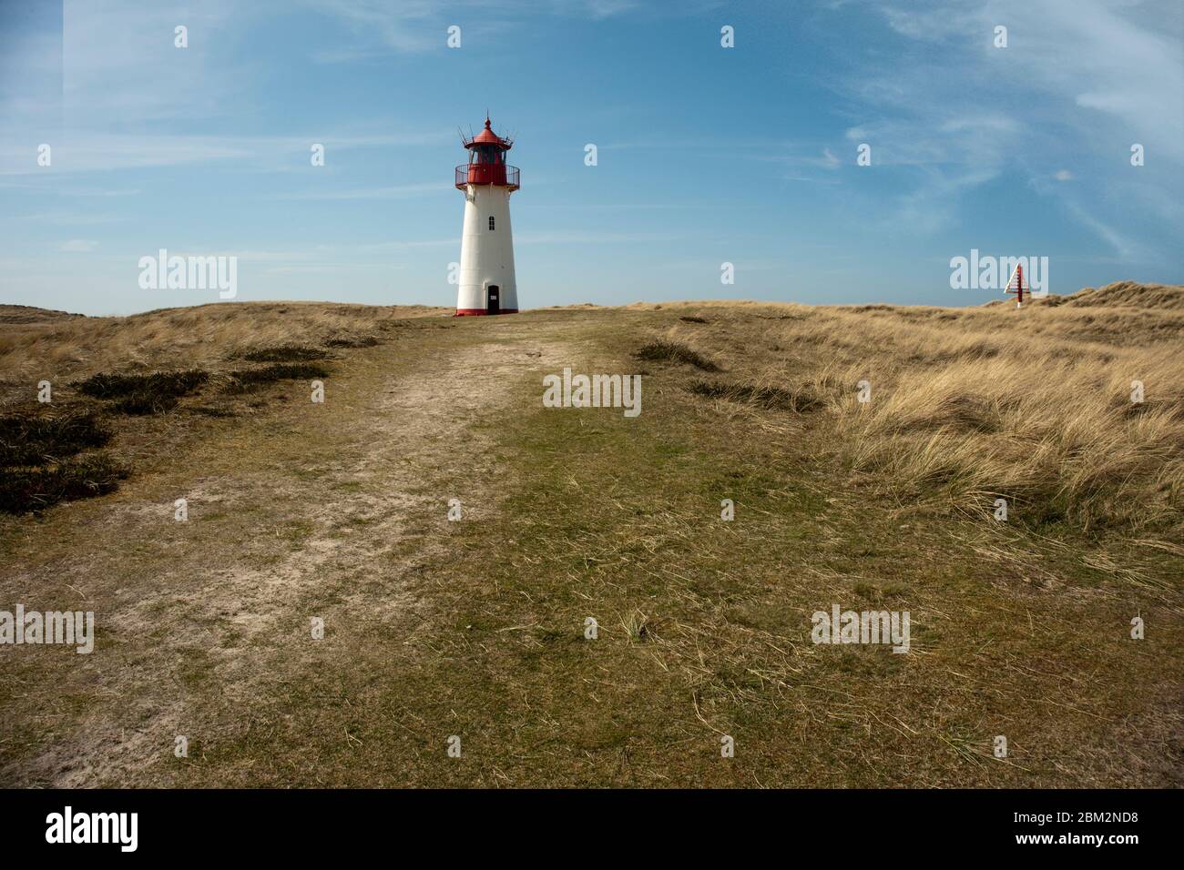landscape with lighthouse Stock Photo - Alamy