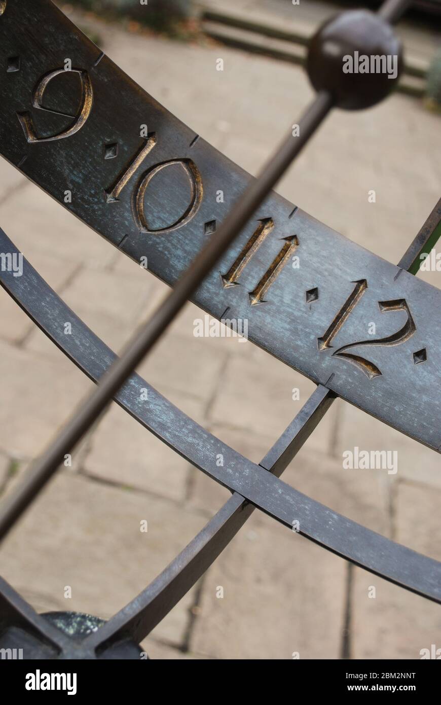 Bronze Sun Dial Landscape Green Formal Rose Garden English Holland Park ...